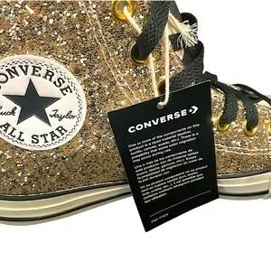 Converse All Stars | Shoes | Converse Chuck Taylor Gold Glitter Unisex ...